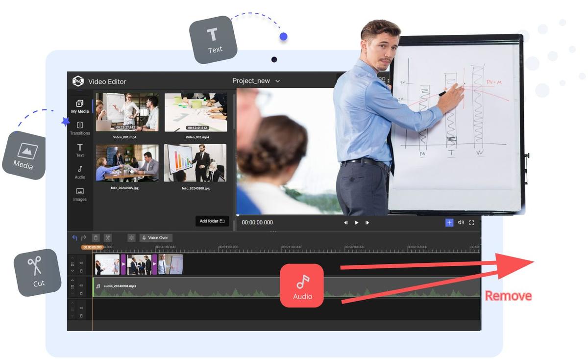 Remove Audio From Video: Free Online Tool