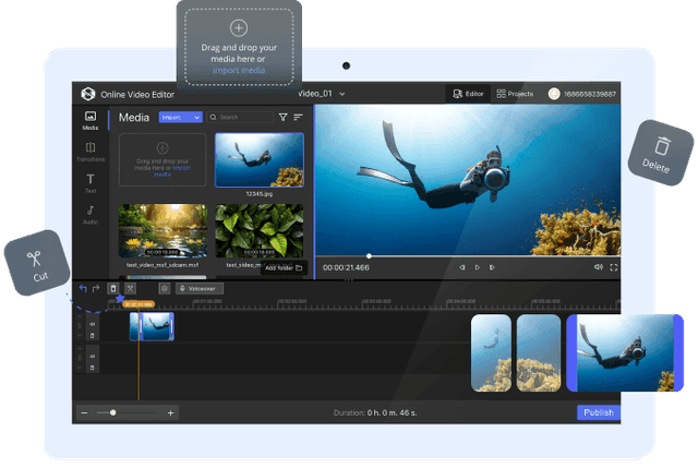 Free Online Video Cutter - cut and edit your videos easily