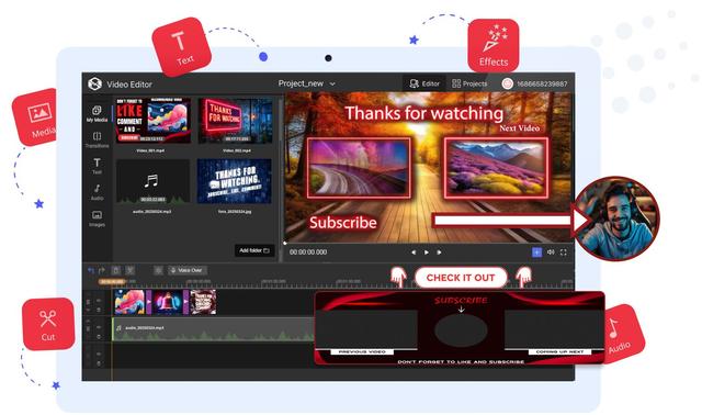 YouTube Outro Maker – Free Tool for Stunning End Screens